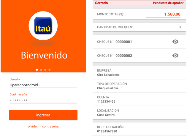 Itaú lanza su app para depositar cheques desde el celular